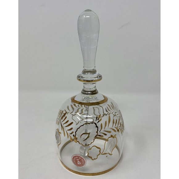 Made In Poland | Accents | Vintage Polish Hand Blown Etched Glass Bell ...